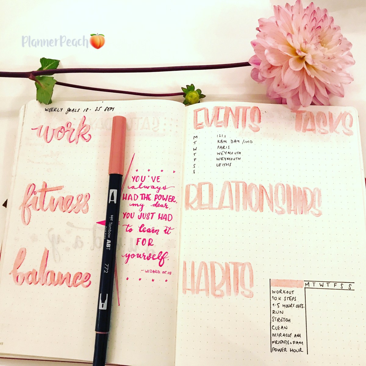 Bullet Journal Weekly Spreads: How to Set Up Your Weekly Plan ...