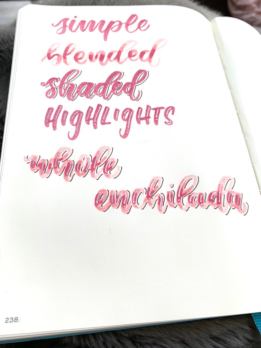 How to make your lettering look better – plannerpeach
