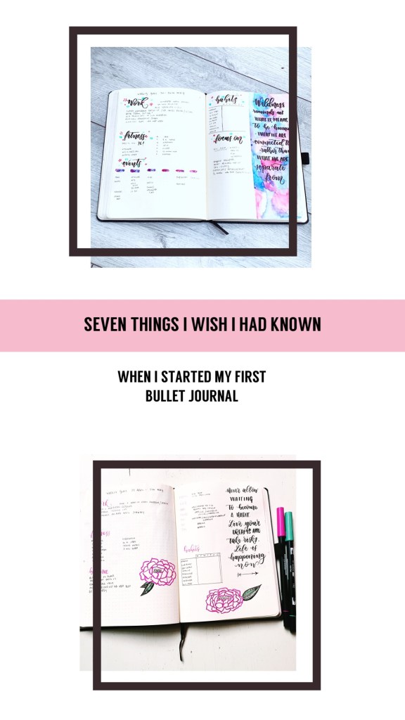 Seven things I wish I’d known when I started my first bullet journal ...